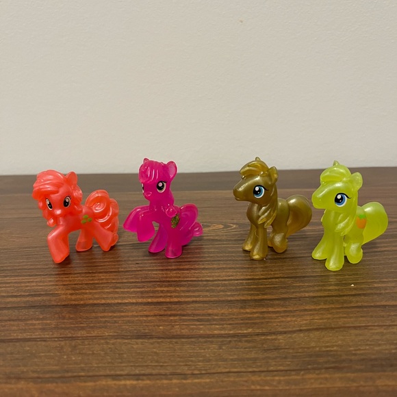 Toys | My Little Pony Mlp Figure Lot Of 4 Translucent | Poshmark